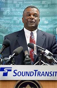 Ron Sims hopes to ride light rail to election win | The Seattle Times